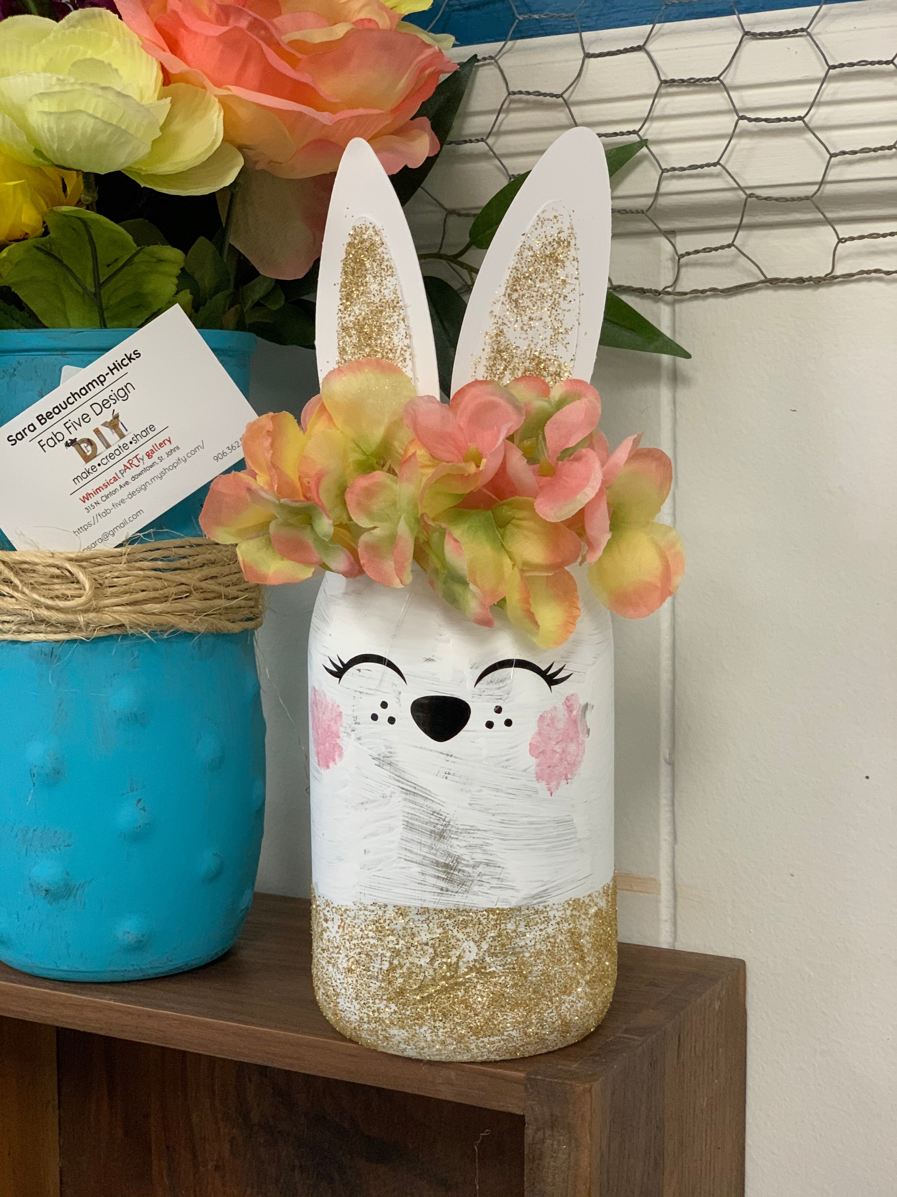 Mason Jar Bunny DIY Kit – Fab Five Design