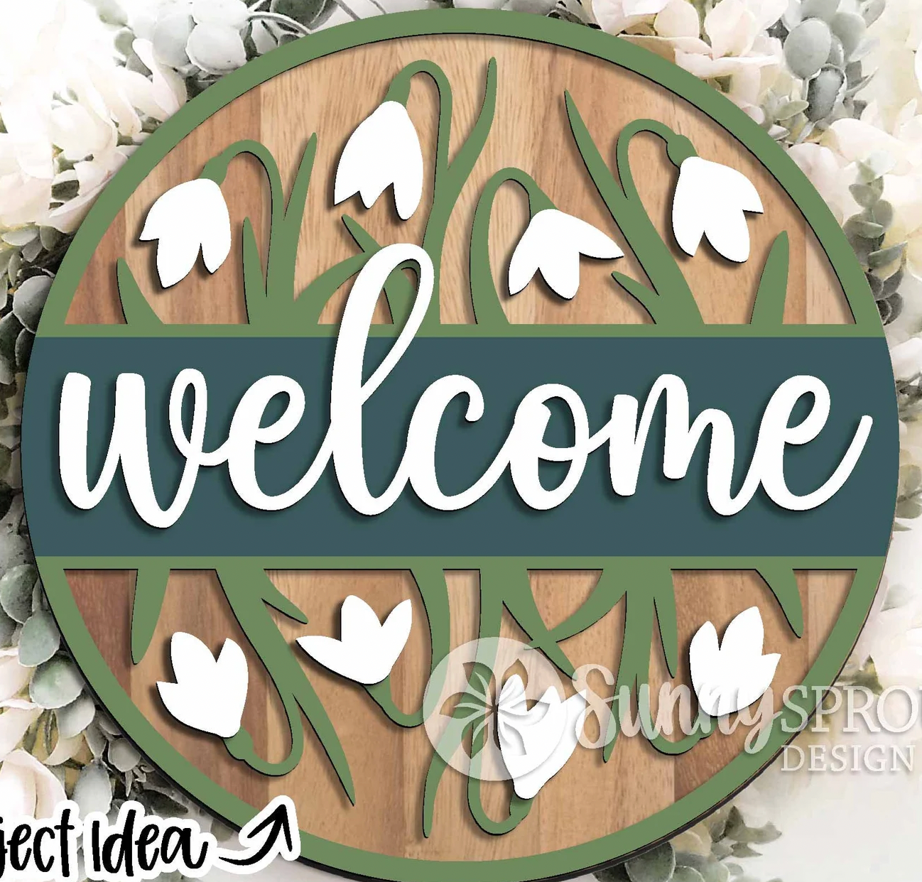 Welcome Crocus Round – Fab Five Design
